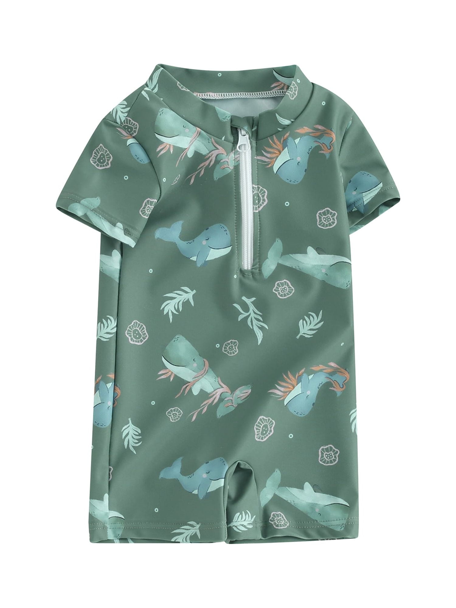 FEORJGP Toddler Boys Rash Guard Swimwear 0-3Y Infant Baby Onepiece ...