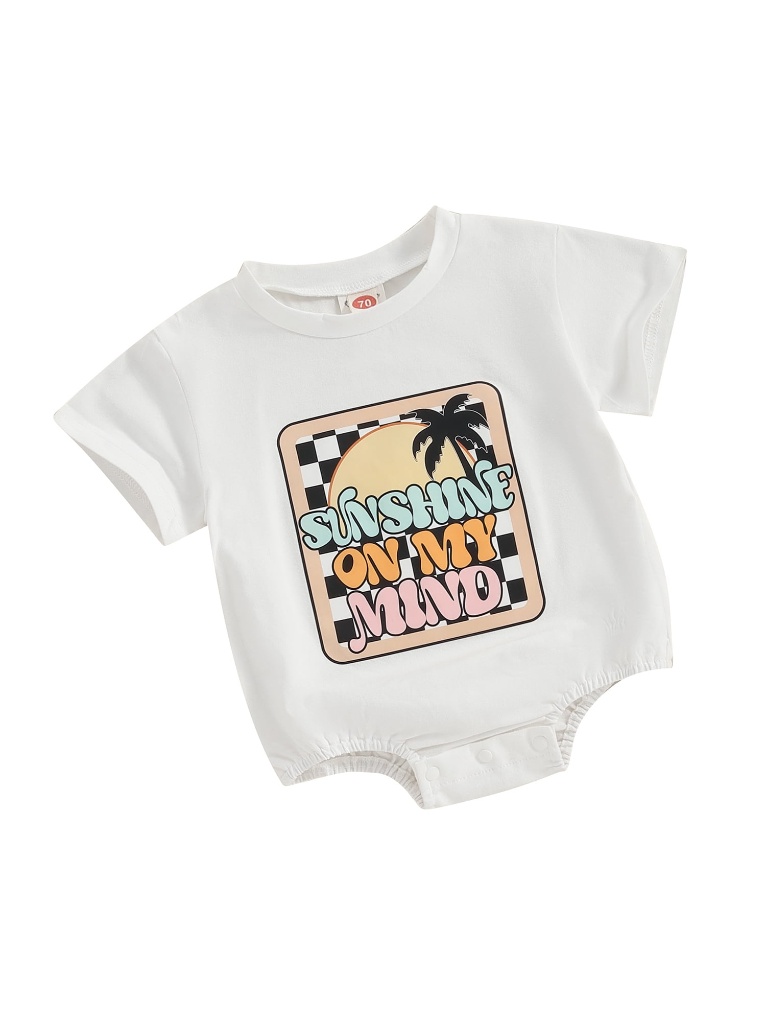 FEORJGP Toddler Girl and Boys Summer Clothes Infant Baby 0-2Y Simply ...