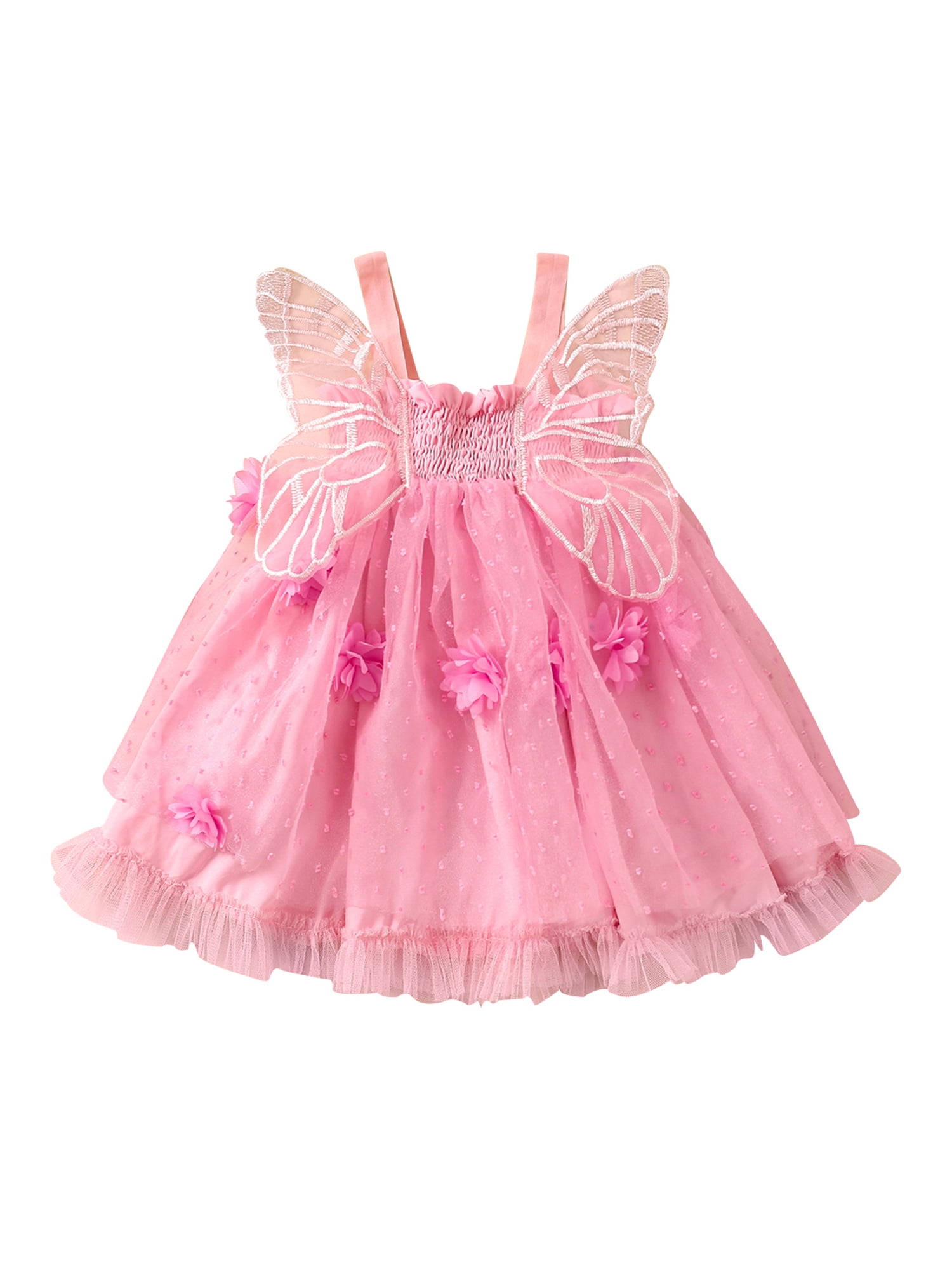 FEORJGP Toddler Girl Cute Princess Dress Infant Baby Sleeveless Casual ...