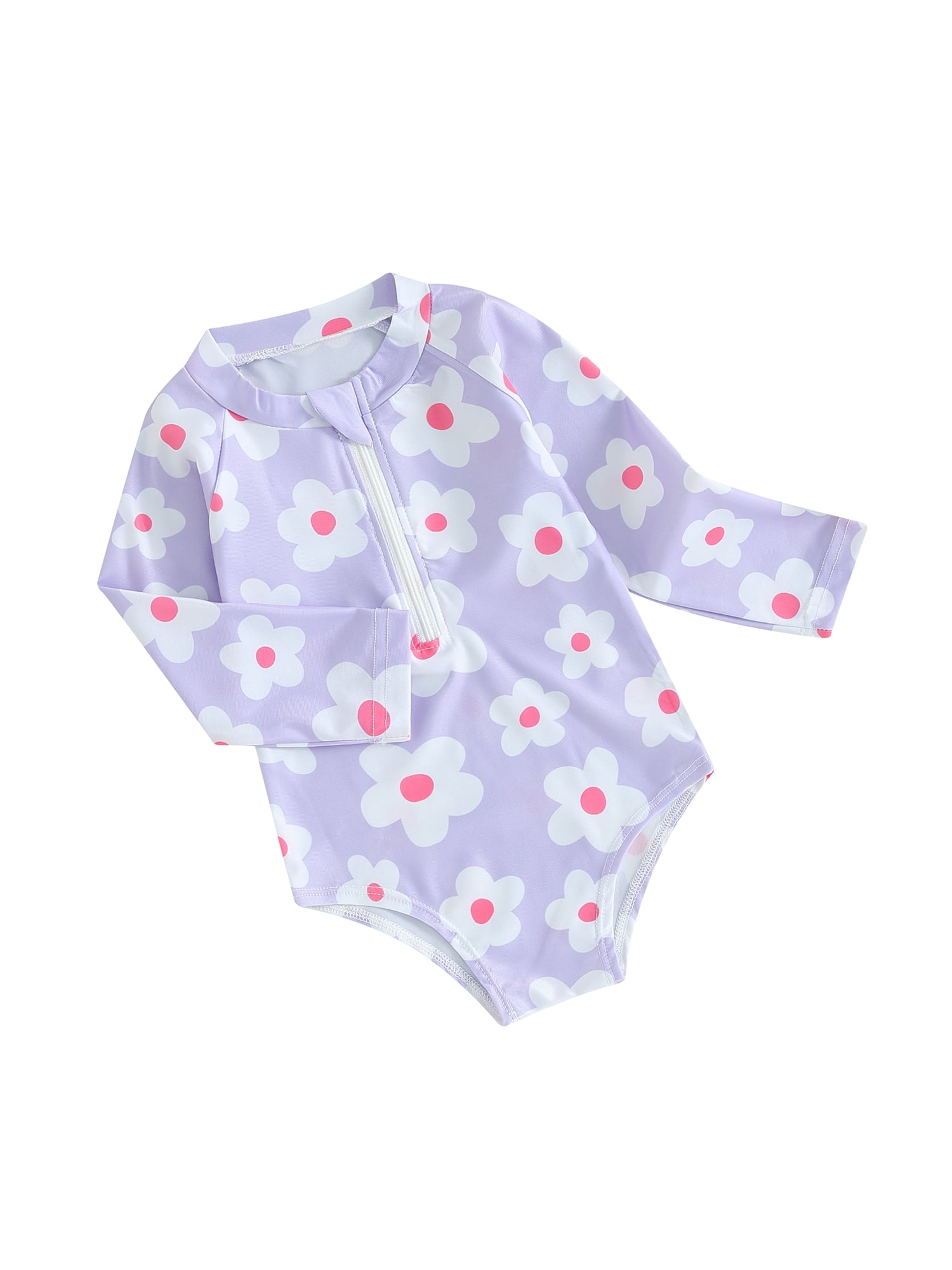 FEORJGP Toddler Girls Summer Swimsuit Infant Rash Guard Swimwear Kids ...
