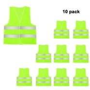 A-SAFETY 21 Colour High Visibility Neon Vest with Pockets for Running ...