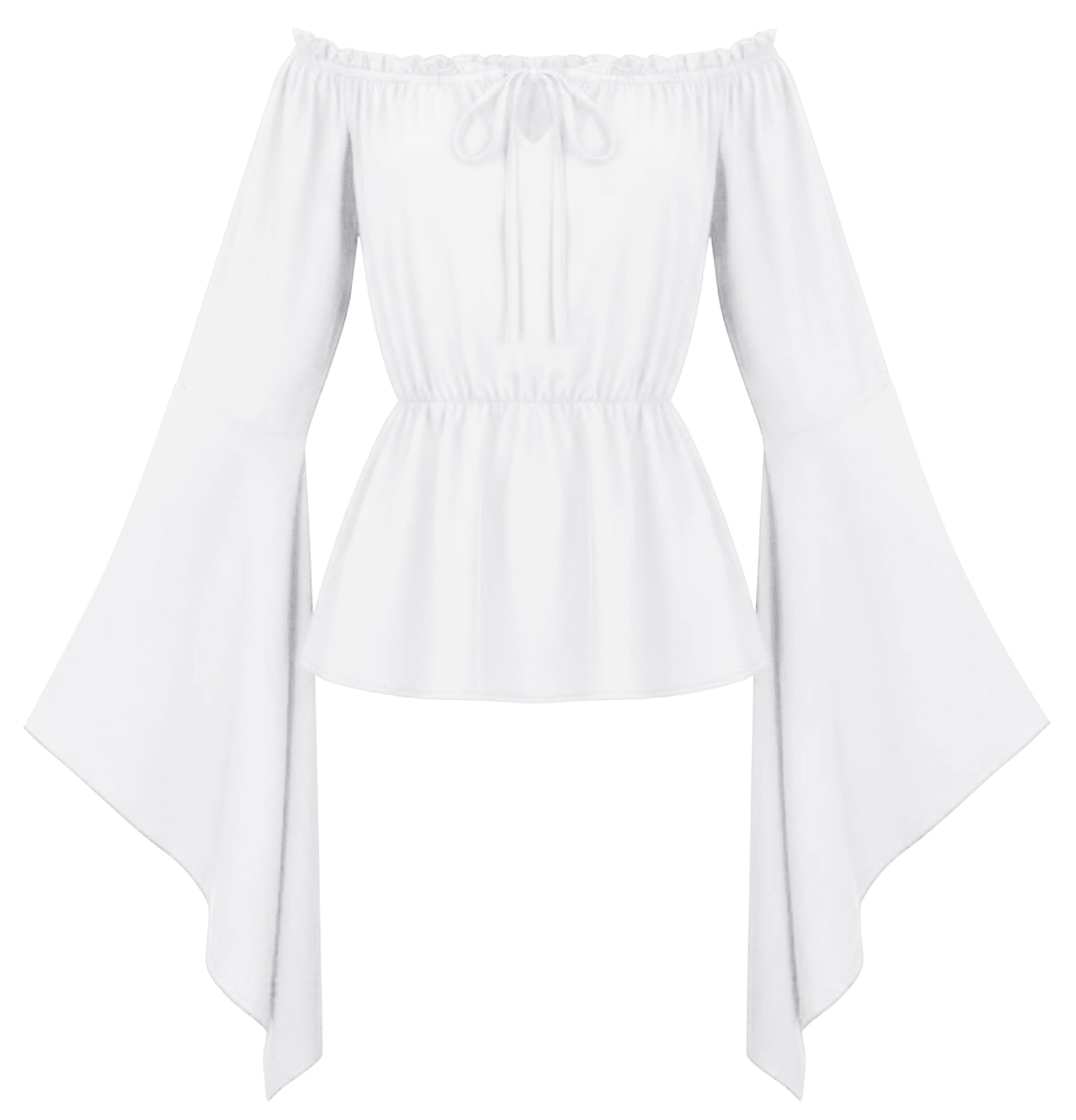FEOYA Women Steampunk Blouse Gothic Renaissance Tops Off Shoulder ...