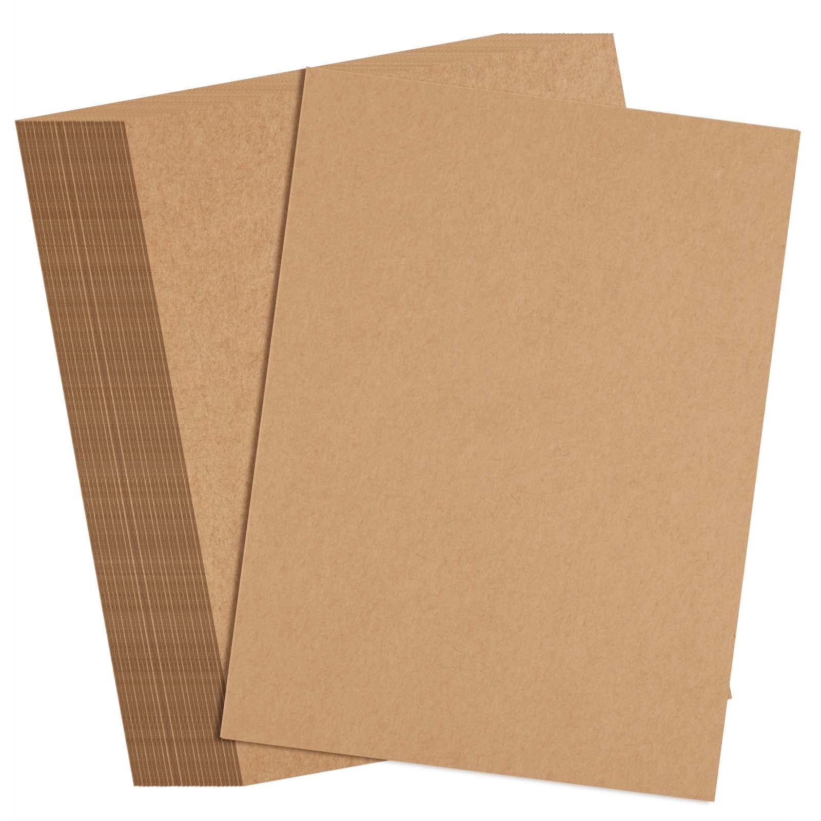 FEPITO 100 Sheets Kraft MSF2 Paper Brown Kraft Printer Paper 8.5 x 11 ...