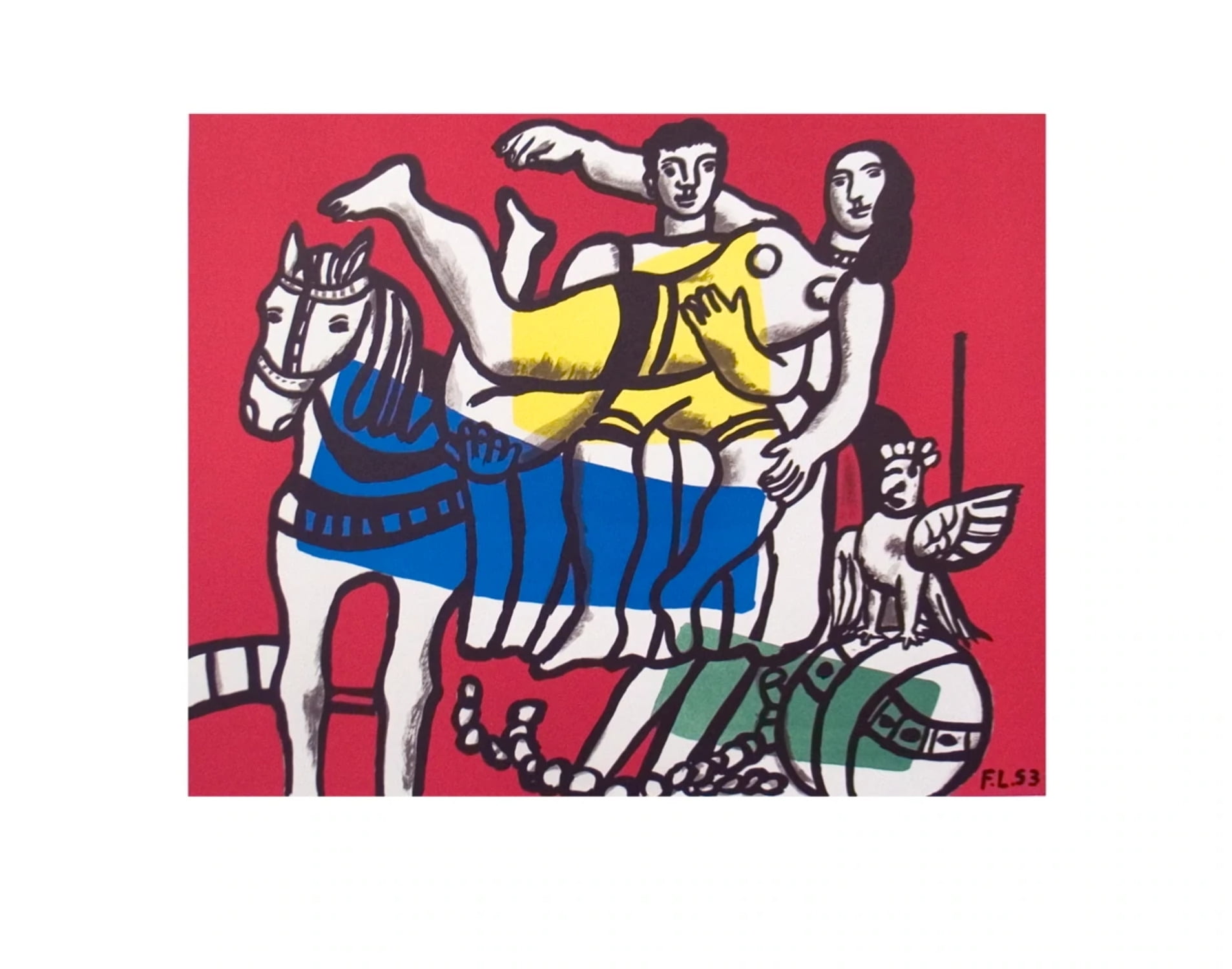 FERNAND LEGER Le Cirque, 1986 - Walmart.com