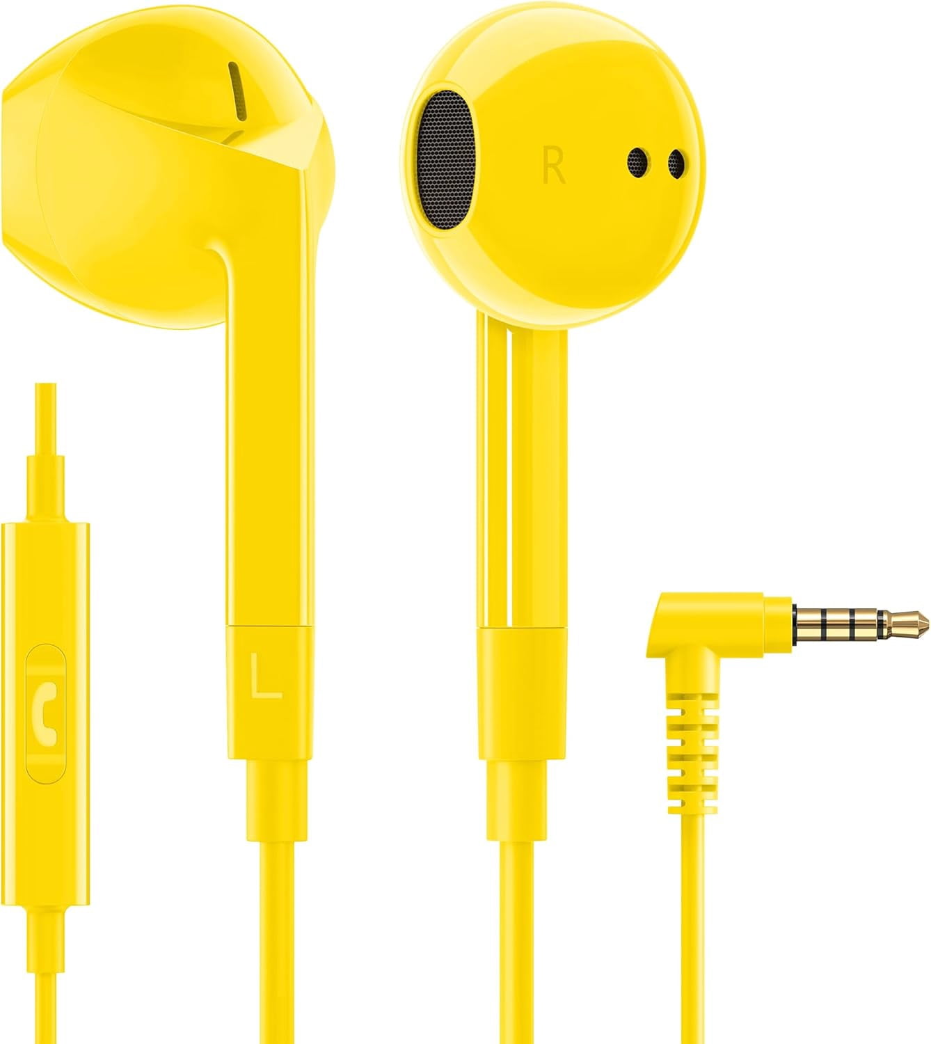 FEROX Wired Earbuds in-Ear Headphones, 5 Year Warranty, Earphones with ...