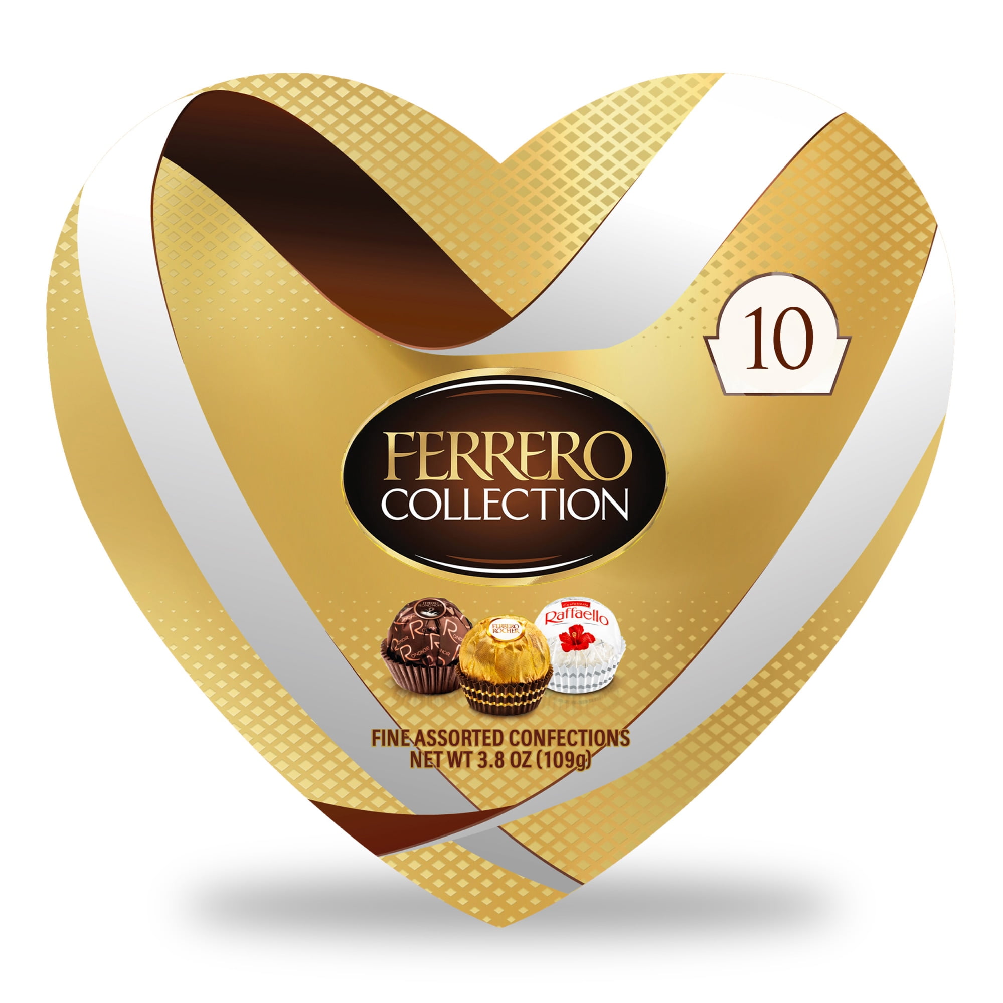 Ferrero Rocher Collection, Assorted Milk Chocolate Candy, Hazelnut ...