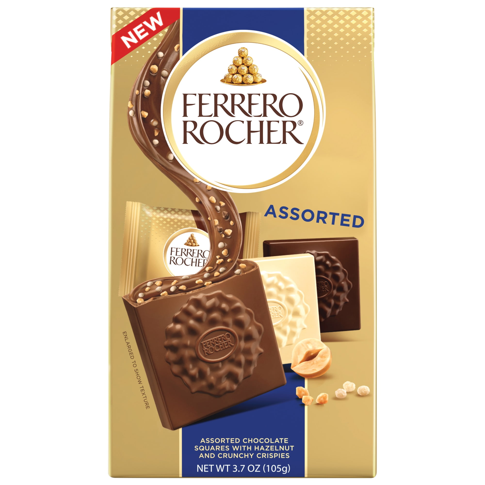 Ferrero Rocher Hazelnut Squares, Mixed Variety, 10ct, 3.7oz - Walmart.com