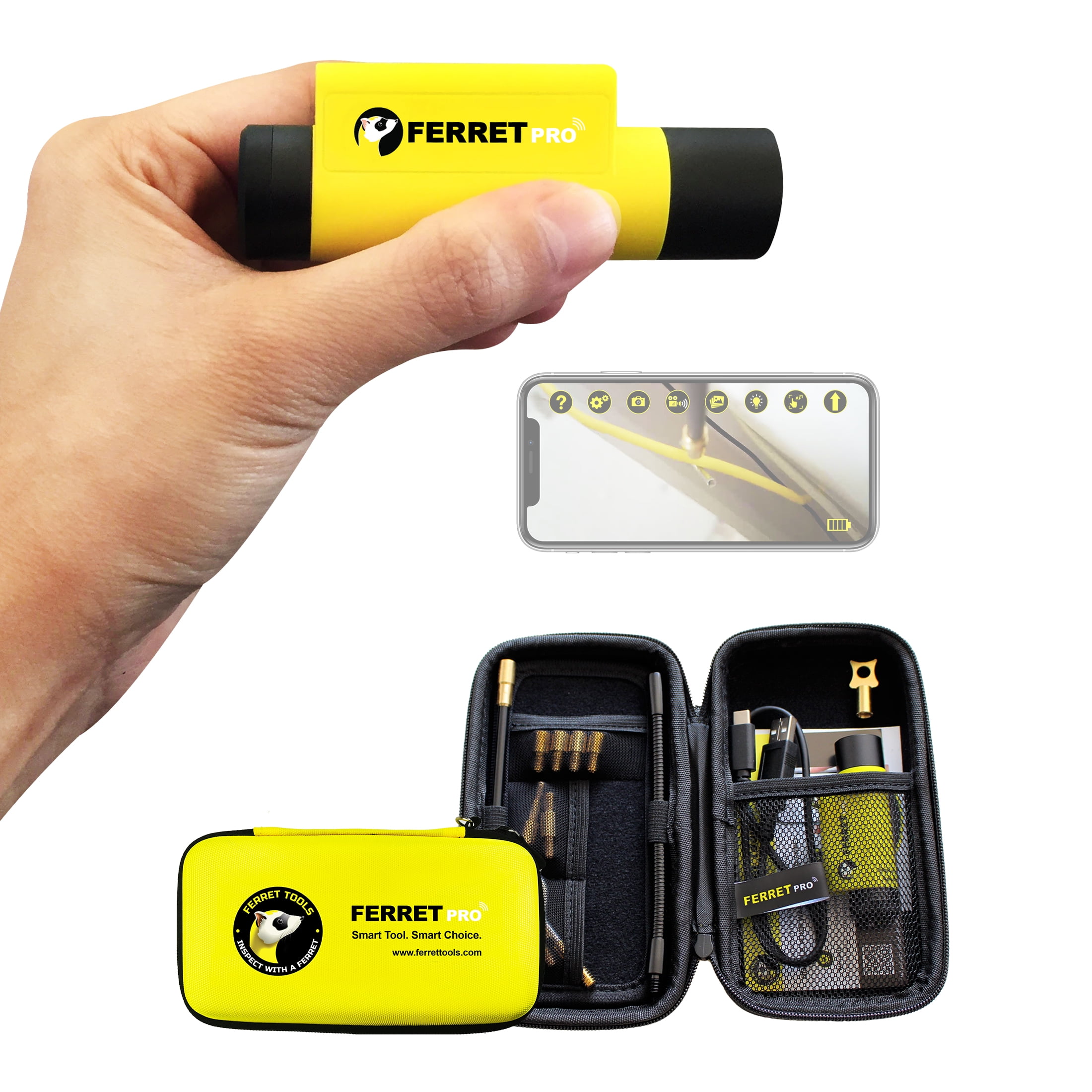 FERRET PRO – Multipurpose Wireless Inspection Camera & Cable Pulling ...