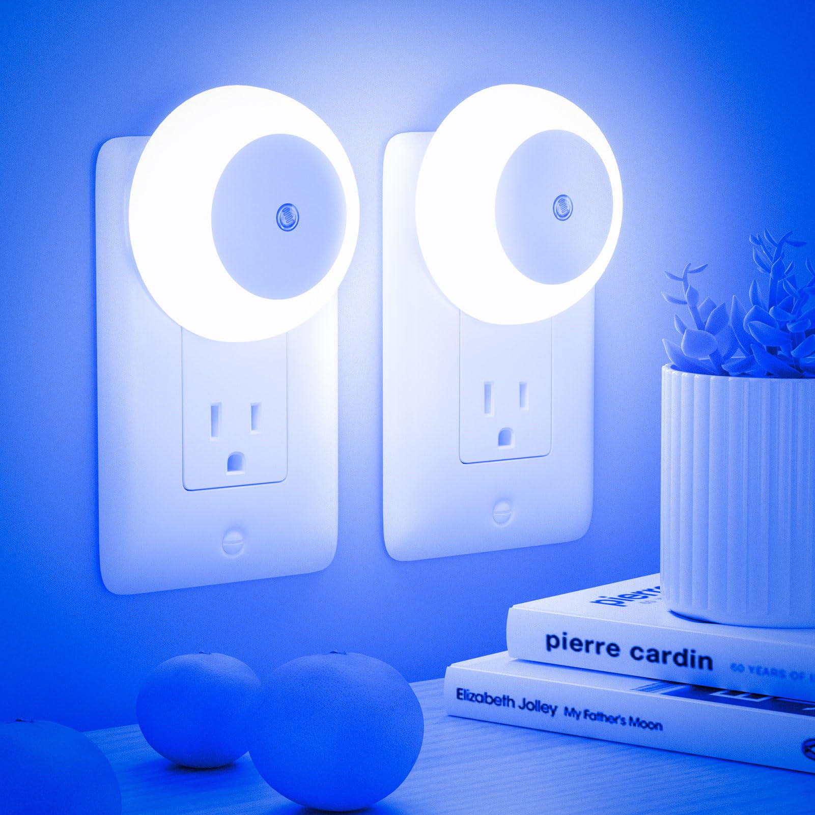 FERSWE Night Light, Night Lights Plug into Wall, Dusk to Dawn Sensor ...