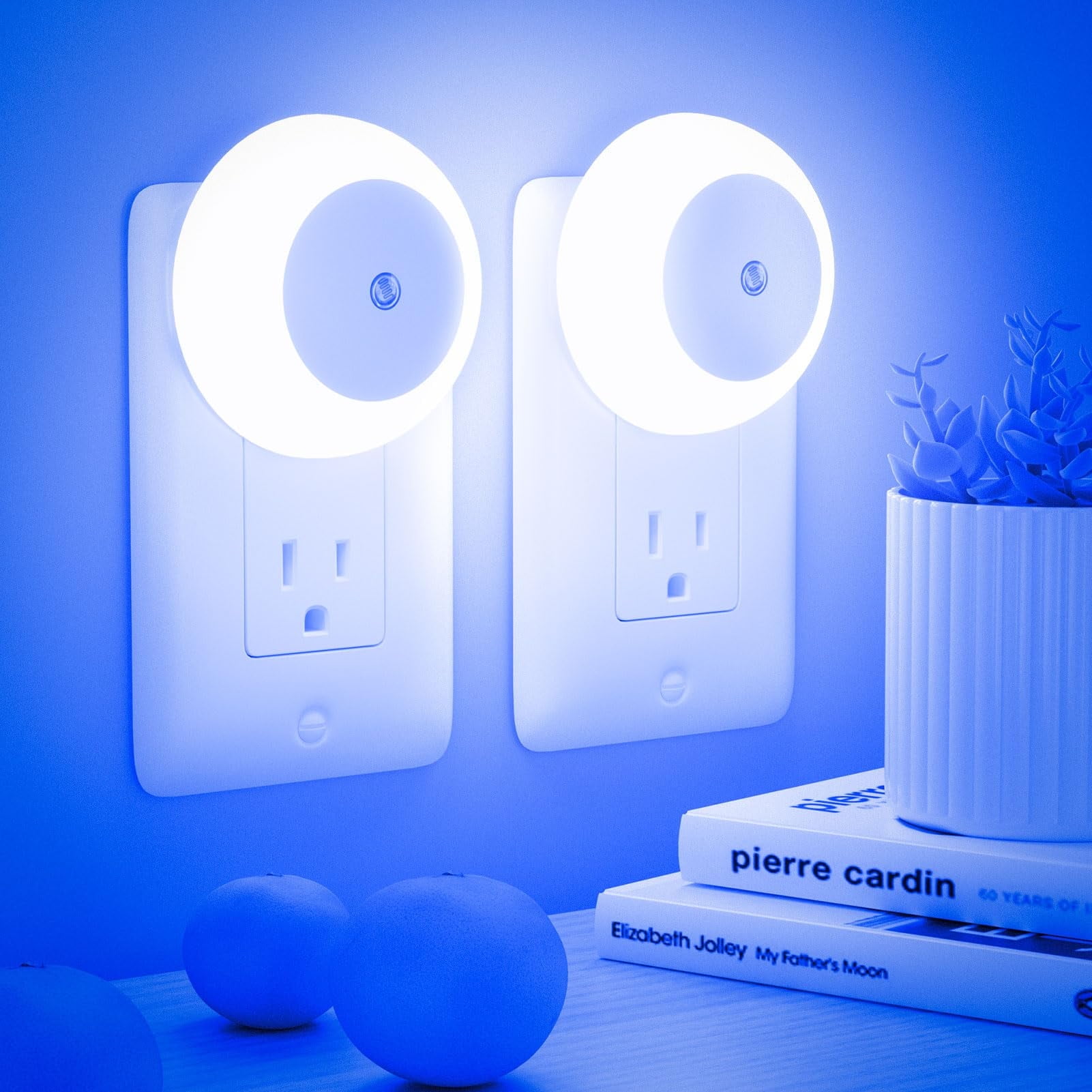 FERSWE Night Light, Night Lights Plug into Wall, Dusk to Dawn Sensor ...