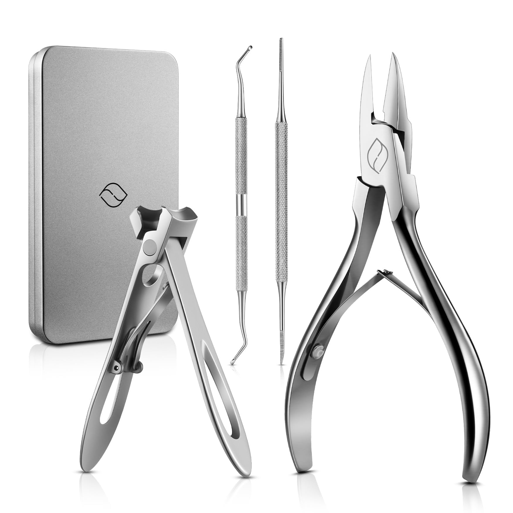 FERYES 4PCS Ingrown Toenail Kit - Toenail Clippers for Thick and ...