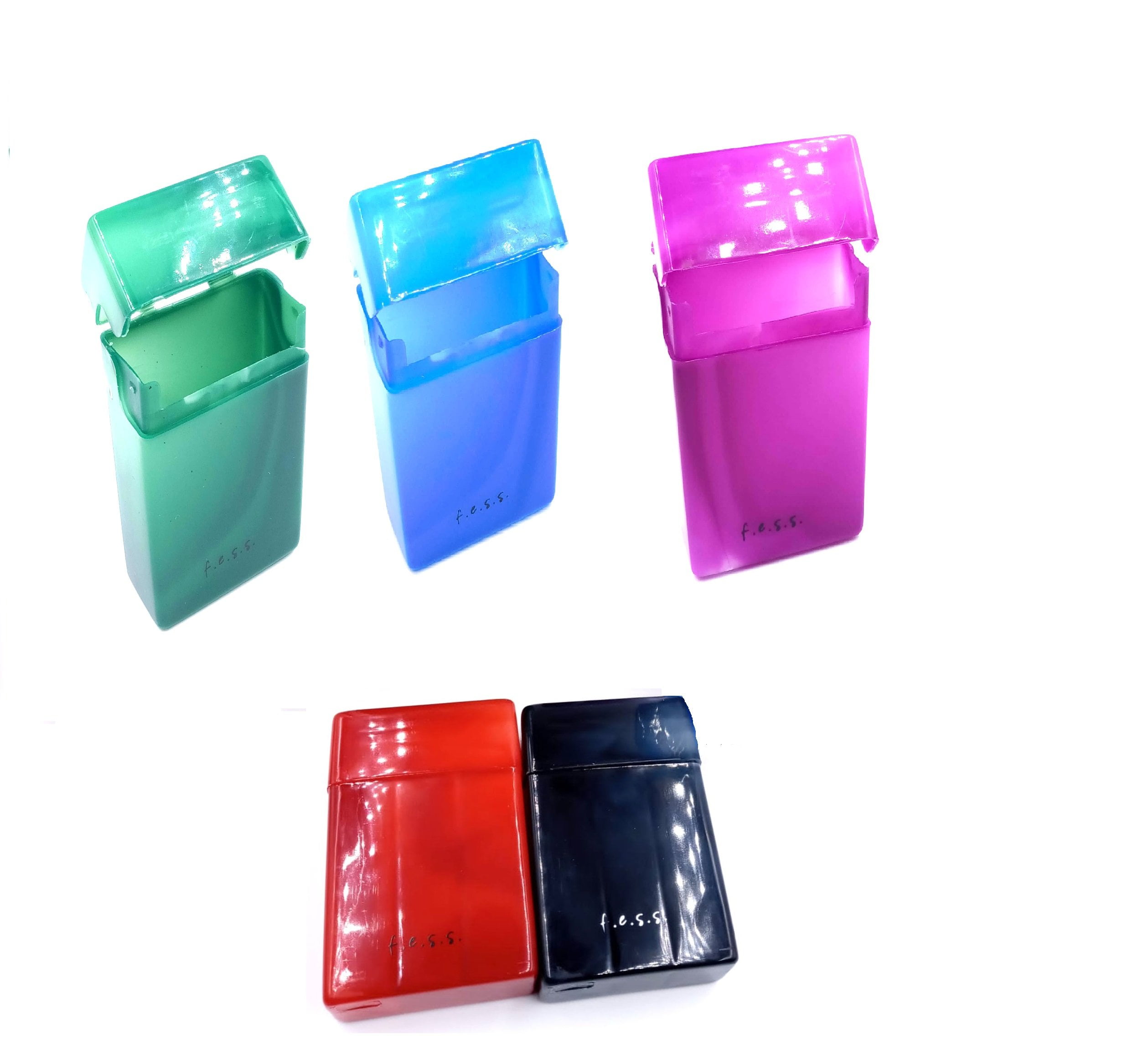 FESS Product 2 Pack Plastic Cigarette Case, for King Size 85mm, 18-20 ...