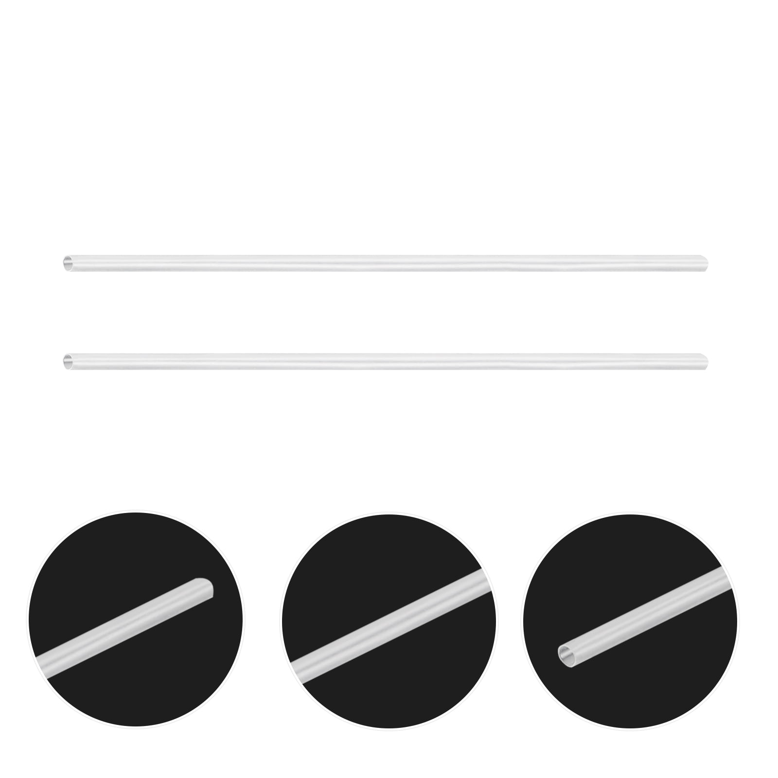 FESTFENDS 1 Set Transparent Plastic Tube Cover for Open Ring Usage and ...