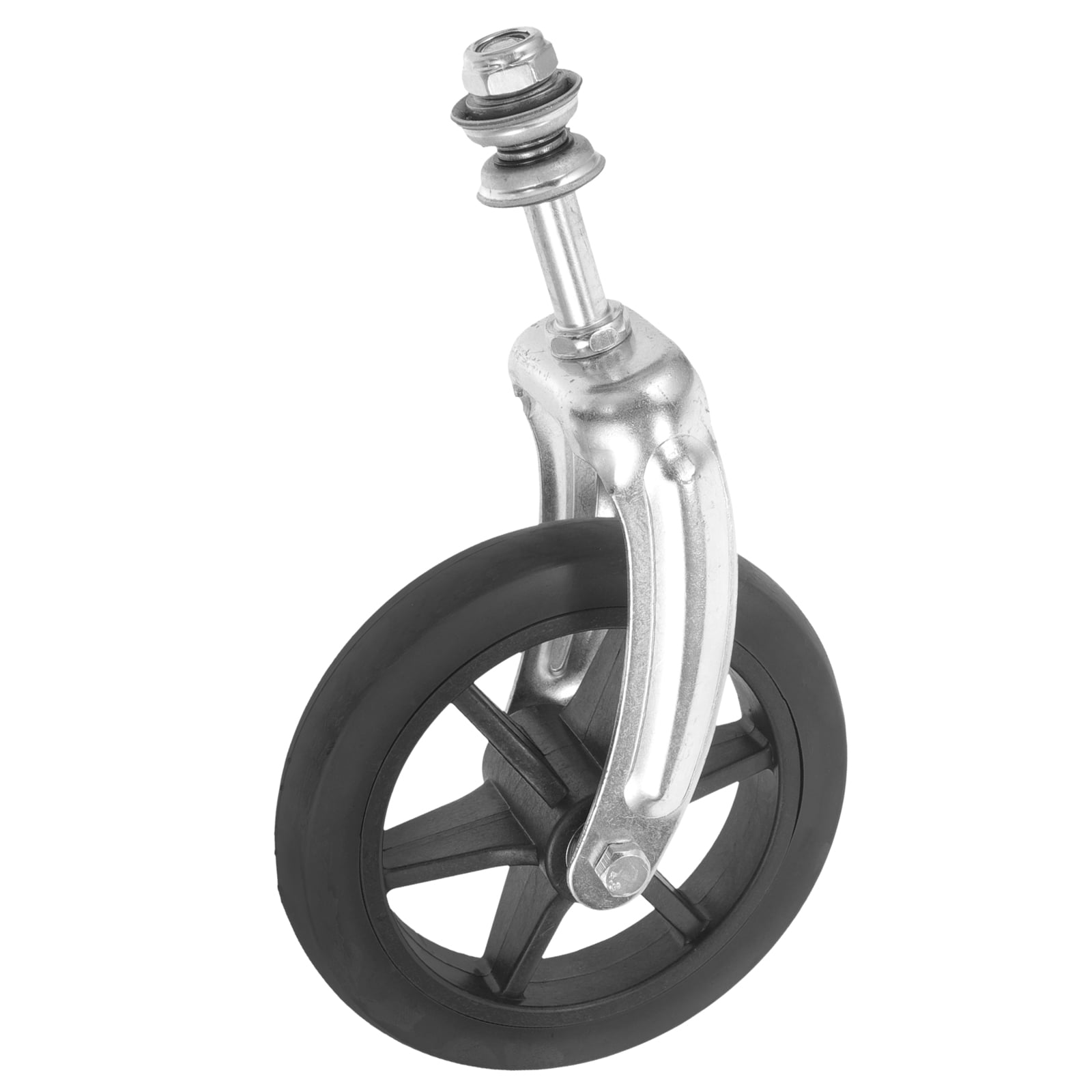 FESTFENDS 1 Set Wheelchair Front Wheels Steel Tube Rubber with Bearing ...