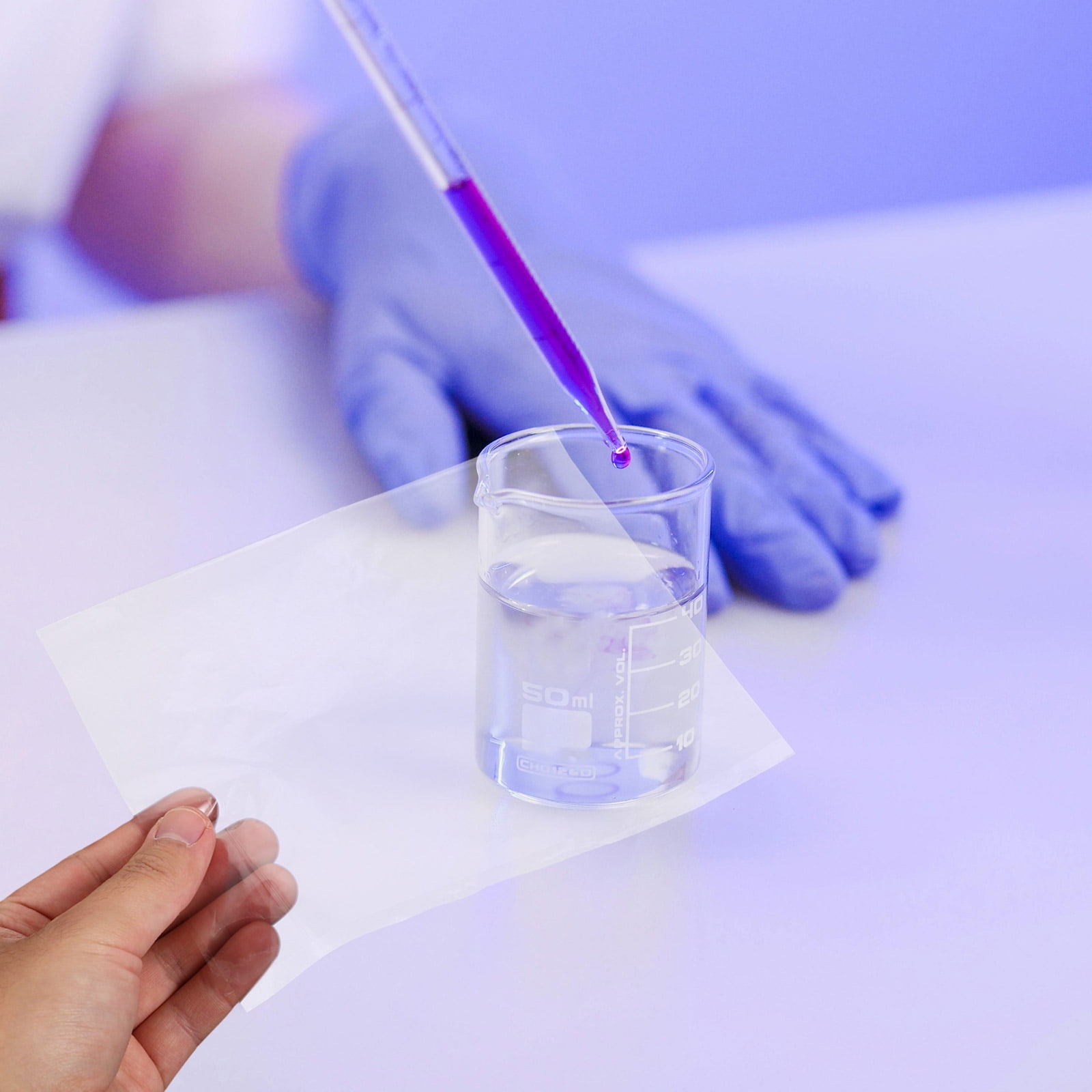 FESTFENDS 10 Sheets Transparent Cellophane Paper for Middle School Lab ...