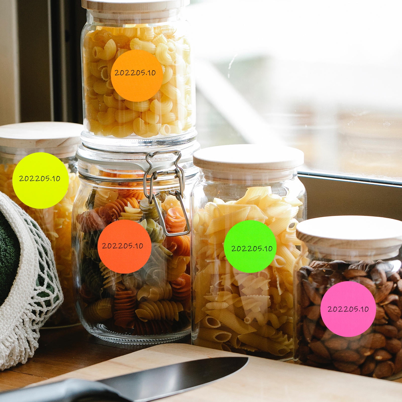 FESTFENDS 100 Pcs Round Classification Stickers for Office and ...