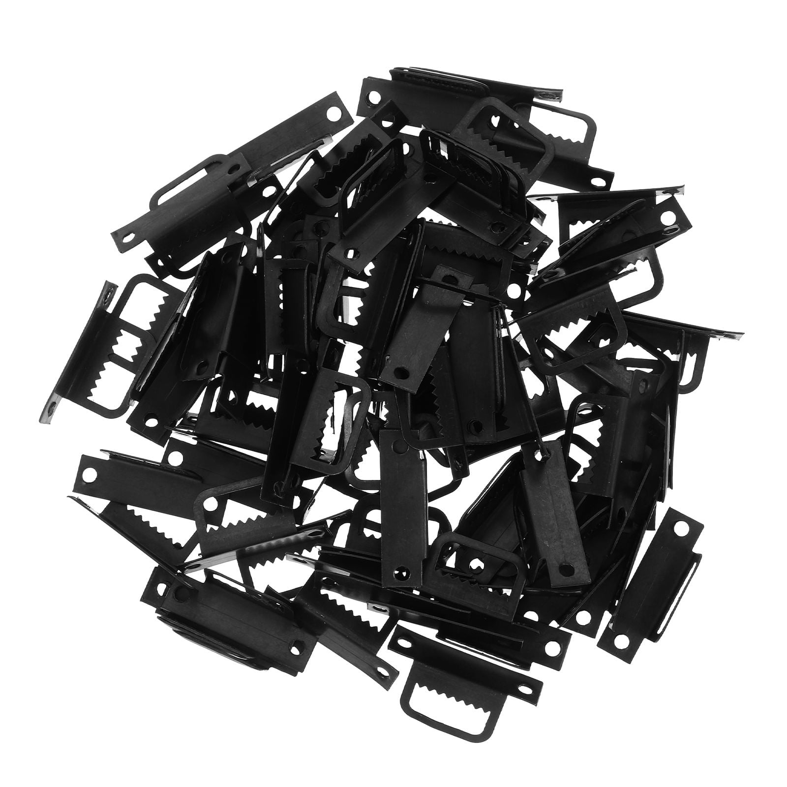 FESTFENDS 100Pcs Black Iron L-Shaped Photo Frame Hangers for DIY ...