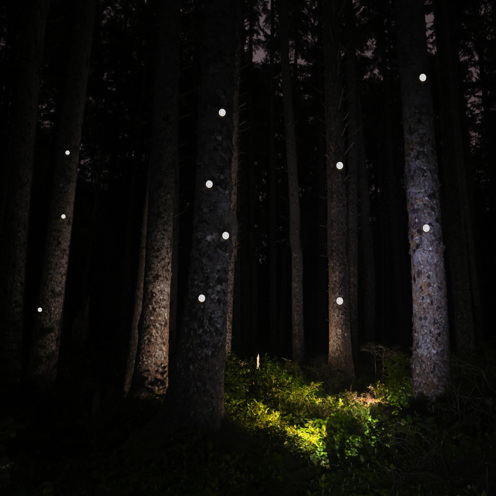 FESTFENDS 100Pcs Reflective Tacks Metal Thumb Tacks for Enhanced ...