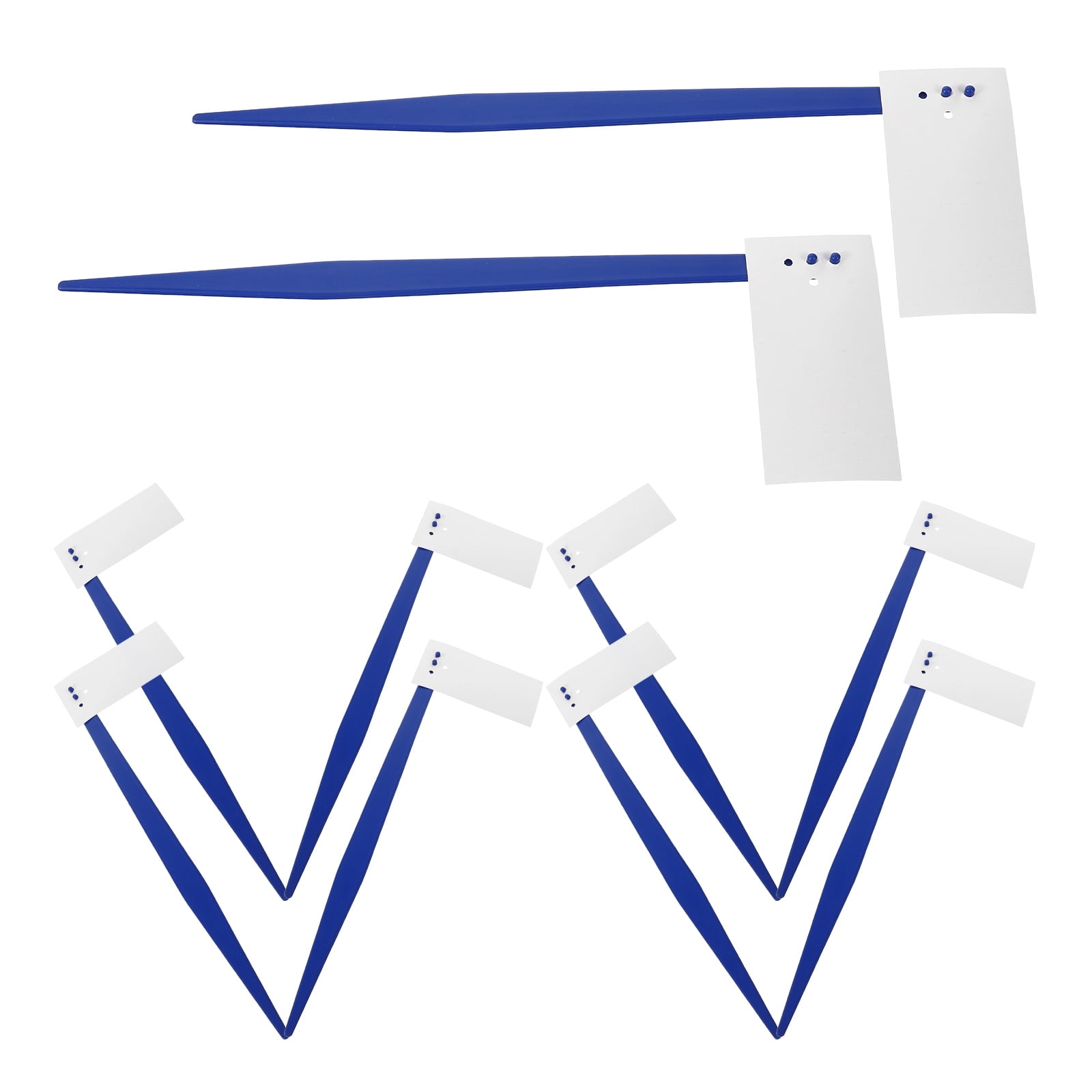 FESTFENDS 10Pack Compact Garden Marker Plastic Plant Markers for DIY ...