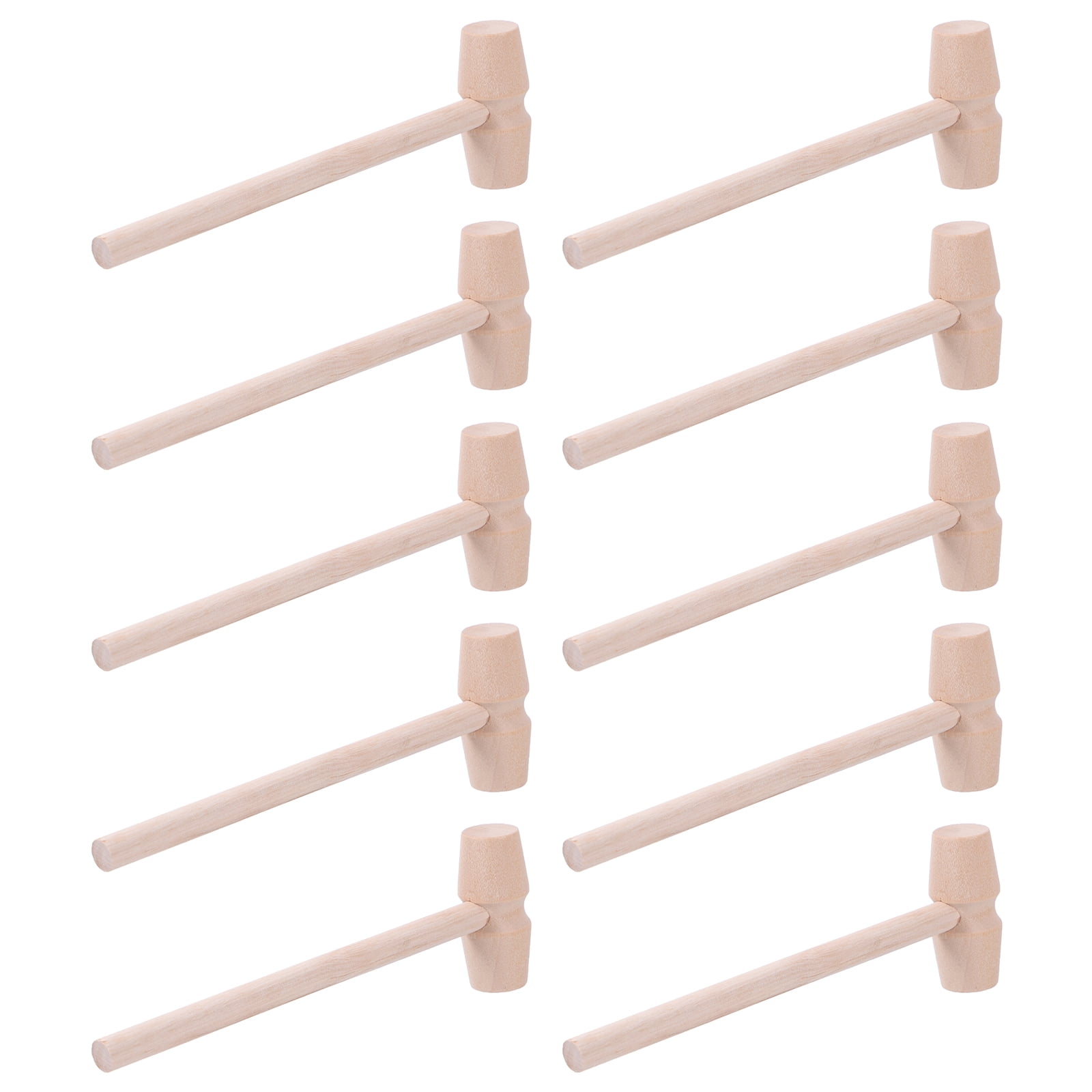 FESTFENDS 10Pcs Beating Hammers Chocolate Log Color for Kids Beat Toy ...