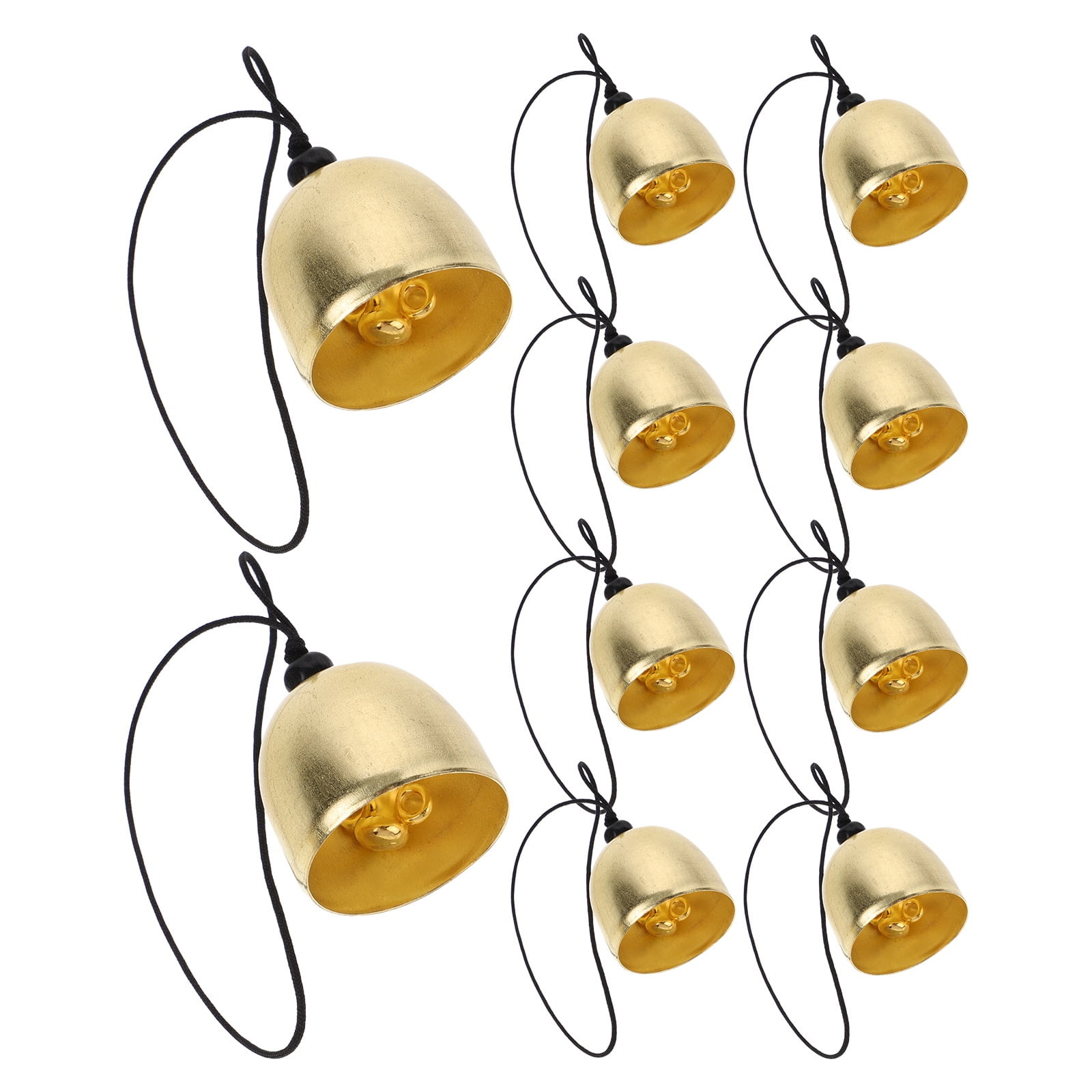 FESTFENDS 10Pcs Round Minimalist Design Bells for Balcony and Garden ...