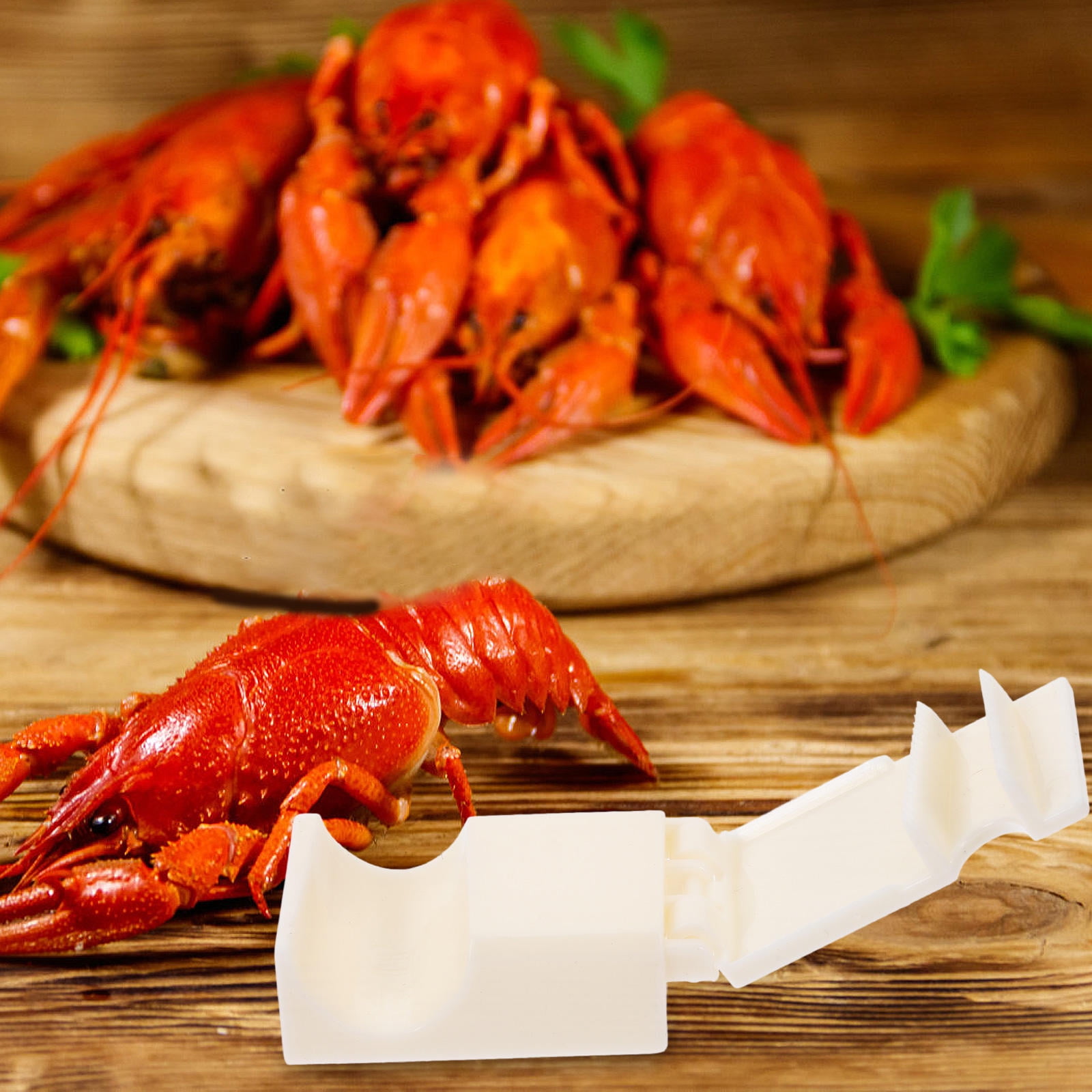 FESTFENDS 10Pcs Seafood Sheller Tool for Shrimp and Crawfish in Beige ...