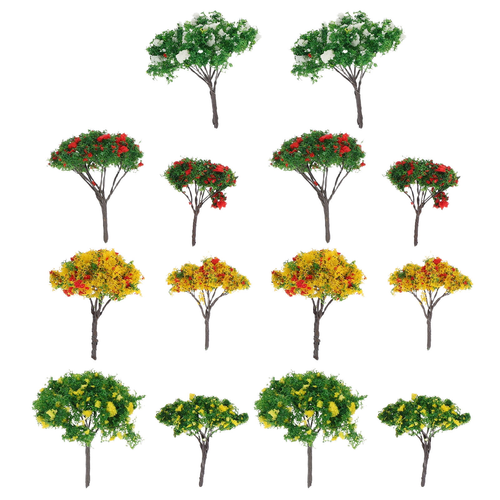 FESTFENDS Scenery Architecture Tree Model Trees Plastic Multi 1 Set ...