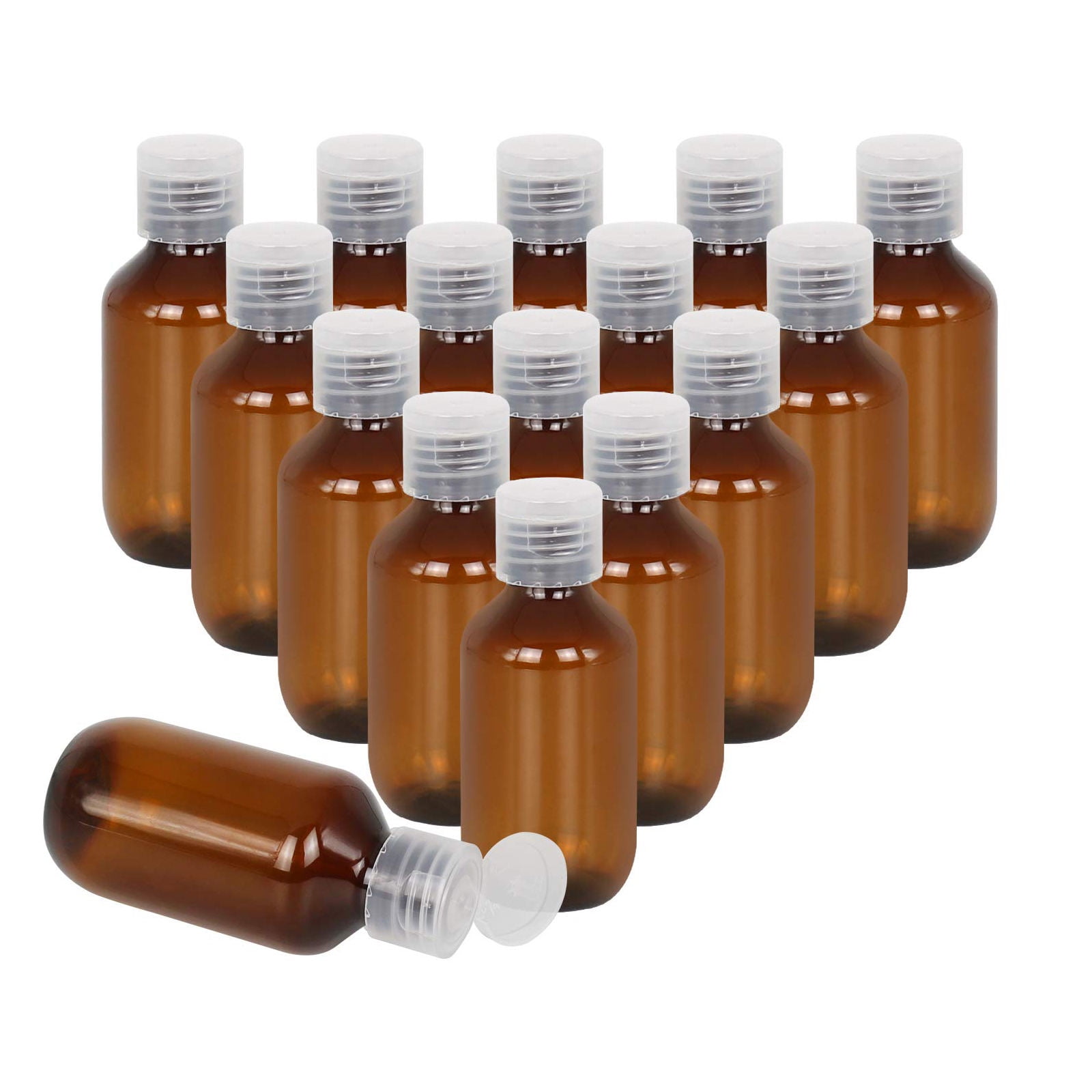 FESTFENDS 16 Pack 60ml Flip Cap Bottles Travel Squeeze Bottles For ...