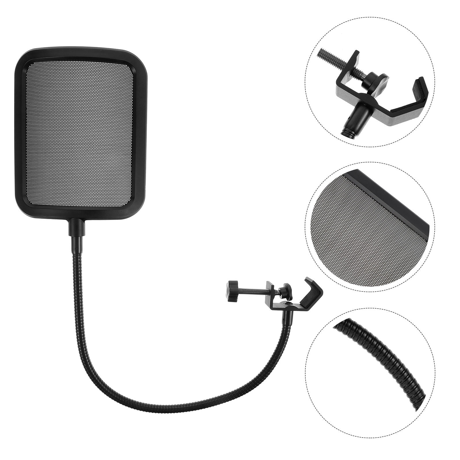 FESTFENDS 1Pcs Black Metal Square Microphone Noise Filter for Live ...