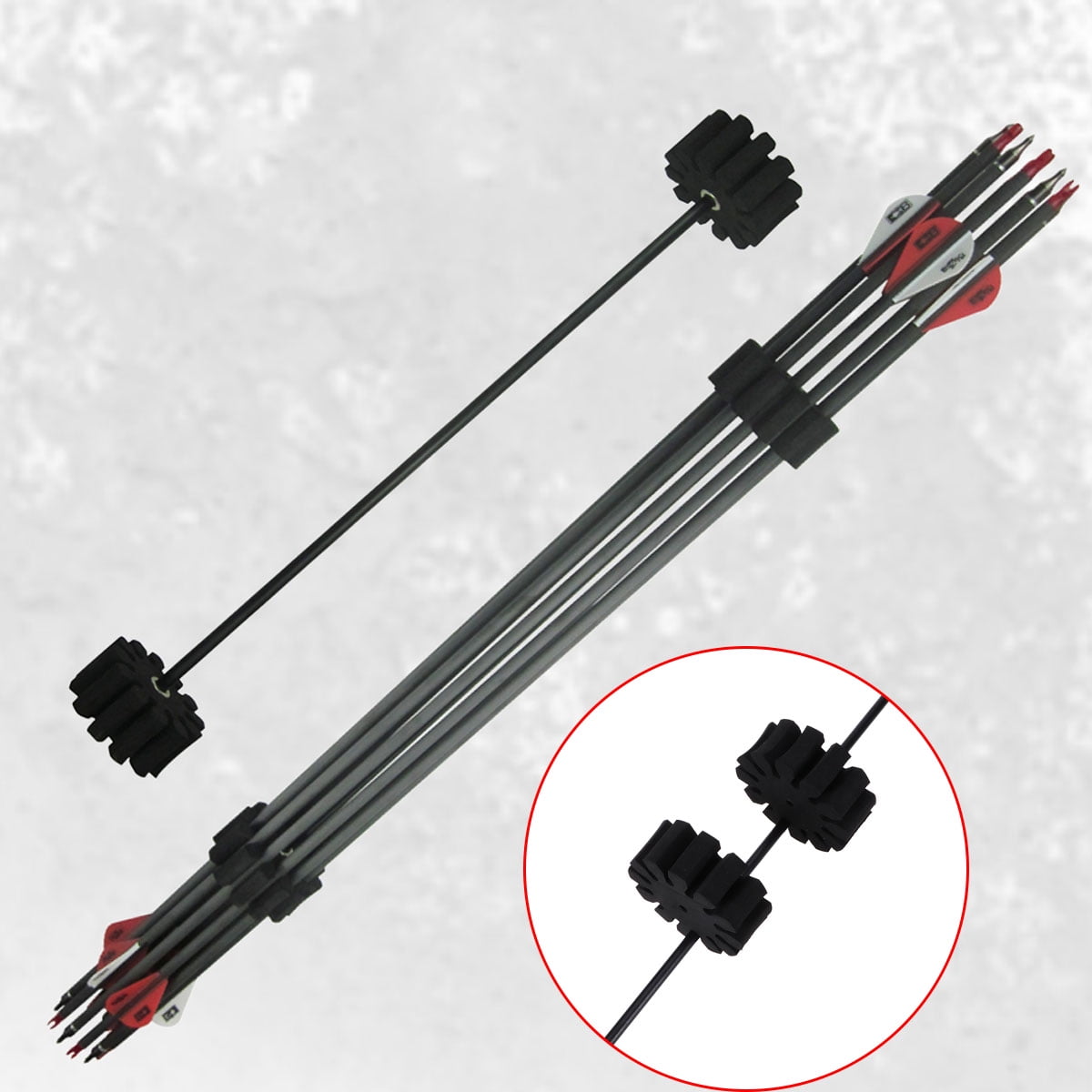 FESTFENDS 1Pcs EVA Foam Arrow Separator Holder Black for Convenient ...