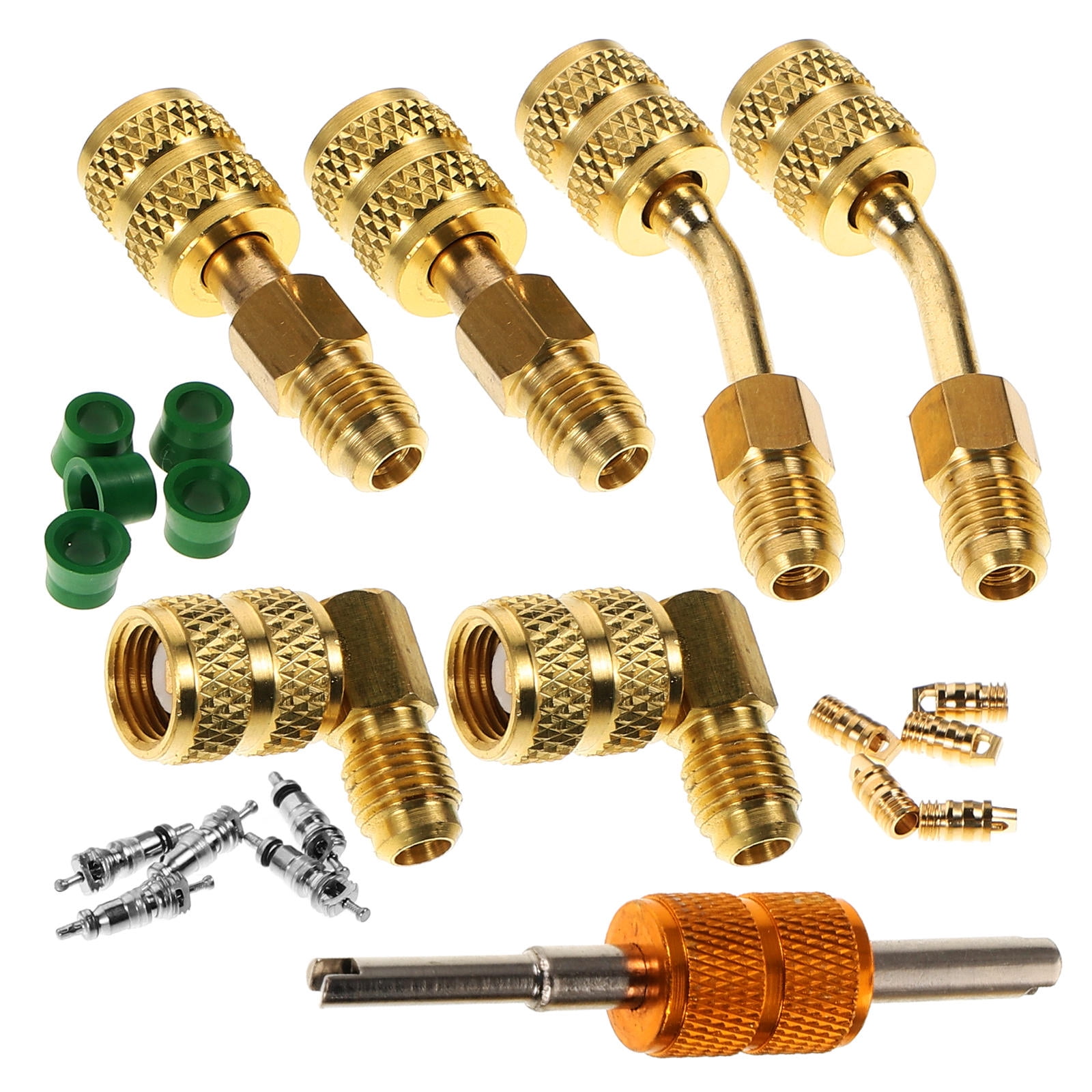 FESTFENDS 1Set Mini Split Adapter for Gauges Copper Alloy Plastic 2.8X0 ...