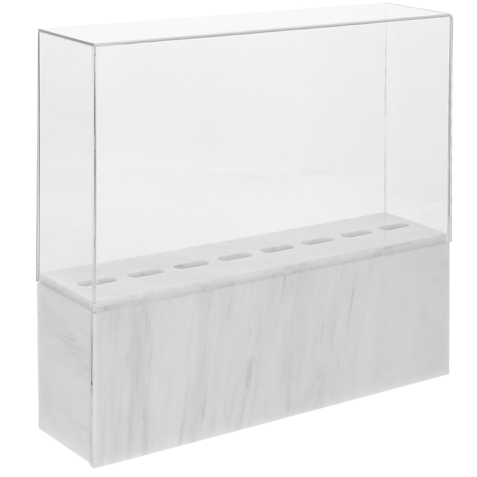 FESTFENDS 1Set Tweezers Storage Case 17.5x4.5Cm Acrylic Material 8-Hole ...