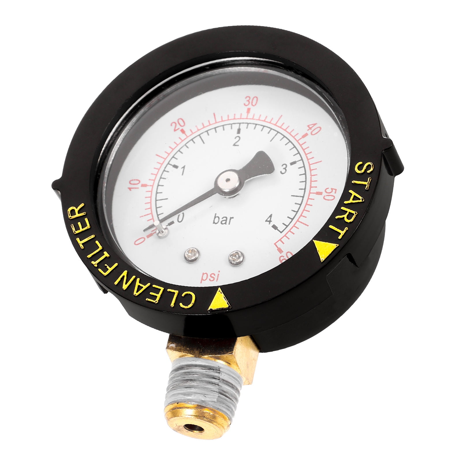 FESTFENDS 1Set Water Pressure Gauge for Home Outdoor Pools with Round ...