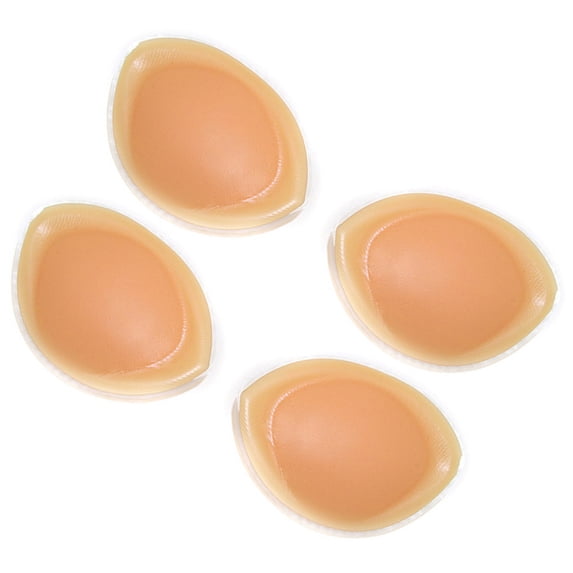 FESTFENDS 2 Pairs Bra Pads Inserts Silicone Round Removable Lightweight ...