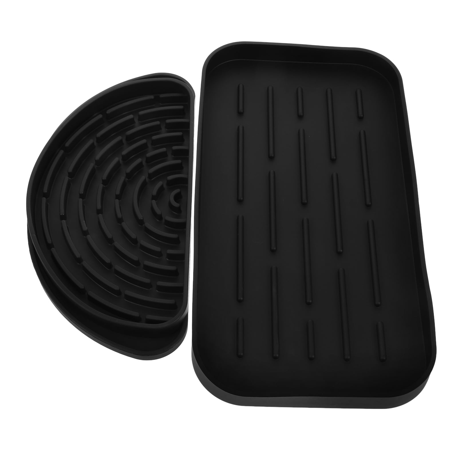 FESTFENDS 2Pack Silicone Refrigerator Drip Catcher Tray for Water ...