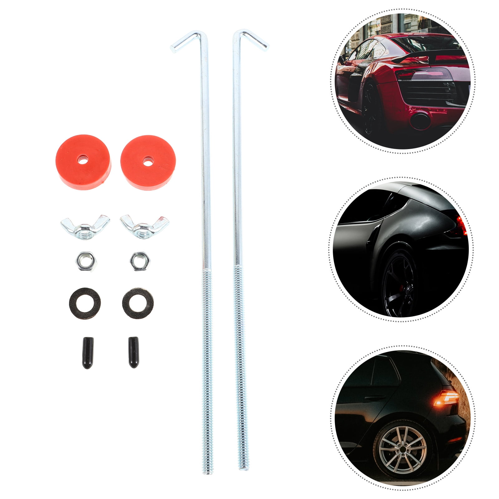 FESTFENDS 2Pcs Metal Battery Hold Down Bracket for Car Battery ...