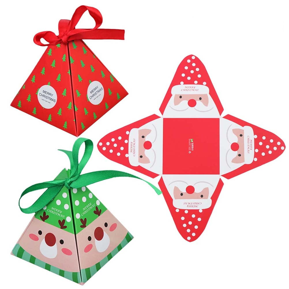 FESTFENDS 3Pack Paper Packaging Box for Holiday Treats and Party ...