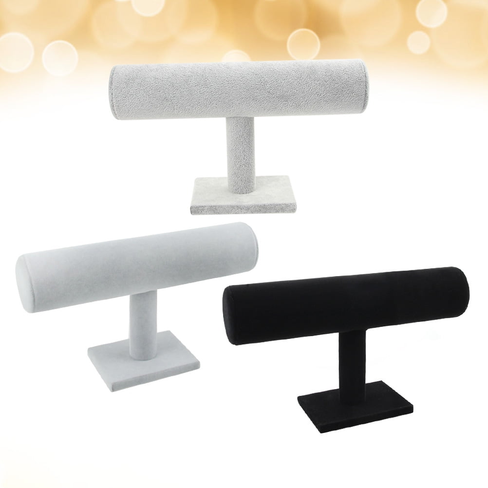FESTFENDS 3pcs Bangle Stand Display Elegant PVC for Abrasion Resistance ...