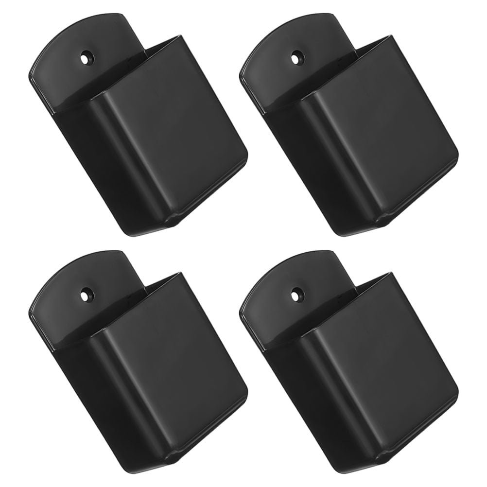 FESTFENDS 4Pcs Couch Remote Holder in Black Plastic for and Office ...