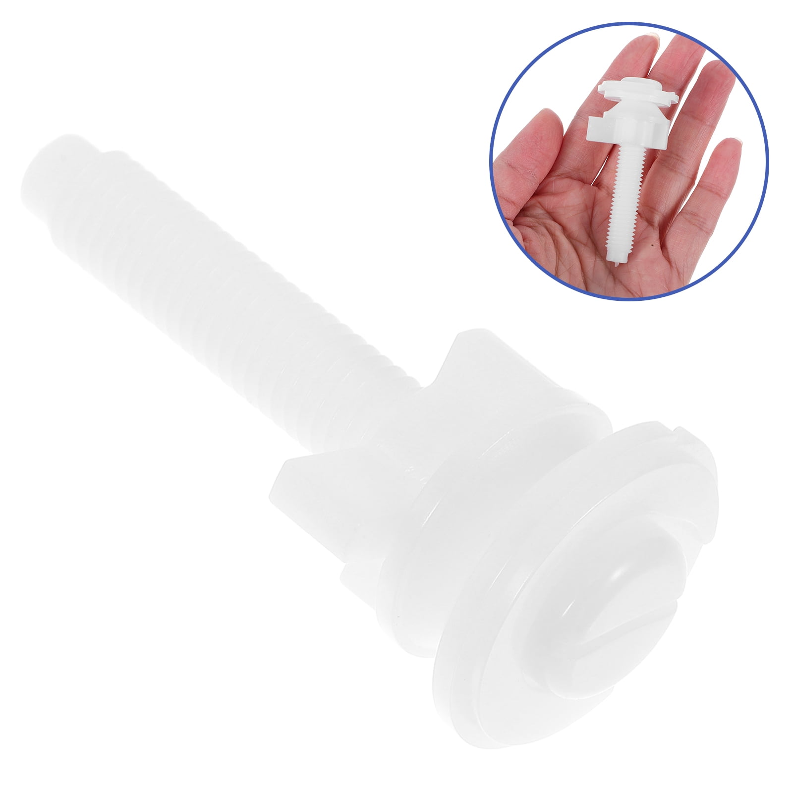 FESTFENDS 4Pcs White POM Plastic Toilet Lid Accessory Fixing Bolt for ...