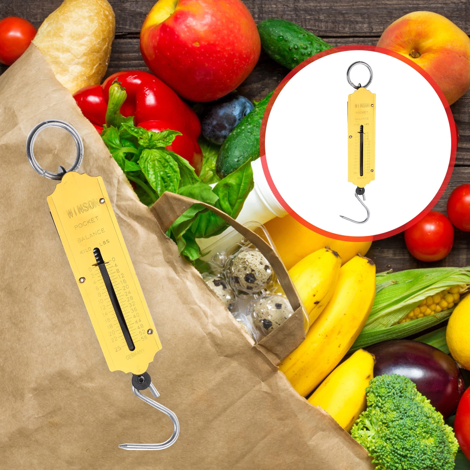 FESTFENDS 4Set Handheld Scale with Hook Iron Mechanical Design Tool for ...