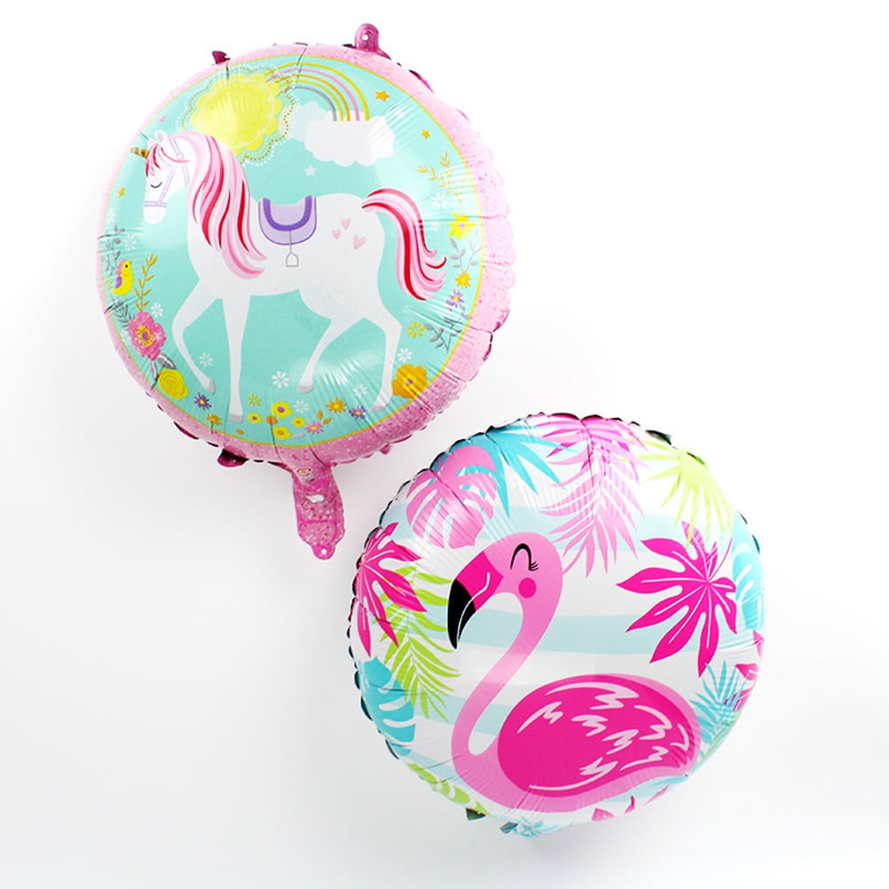 FESTFENDS 6Pack Big Round Iridescent Foil Balloons 18Inch Helium ...