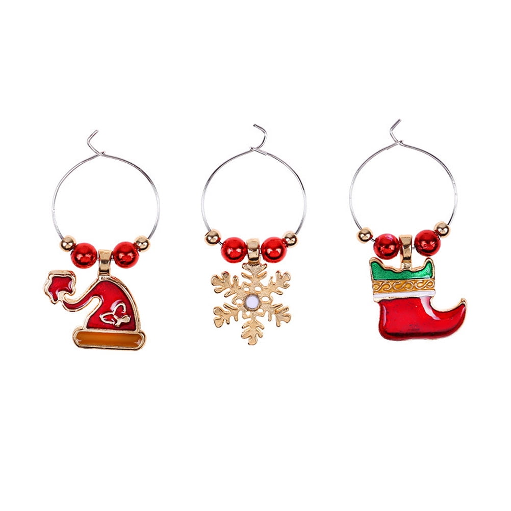 FESTFENDS 6Pcs Goblet Pendant Assorted Color Little Man Shape Identify ...