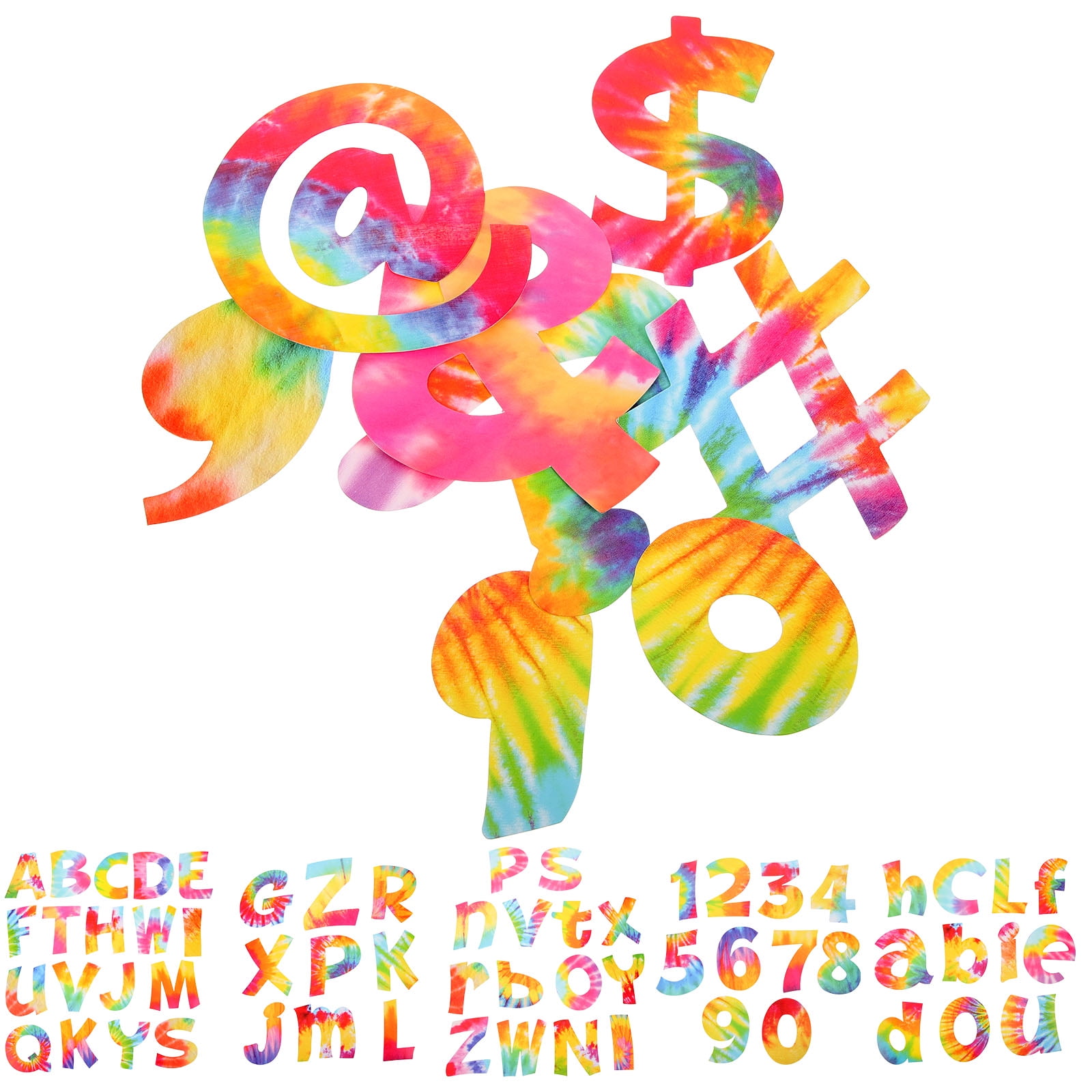 FESTFENDS Alphabet Letters For Decoration Letter Card Assorted Color ...