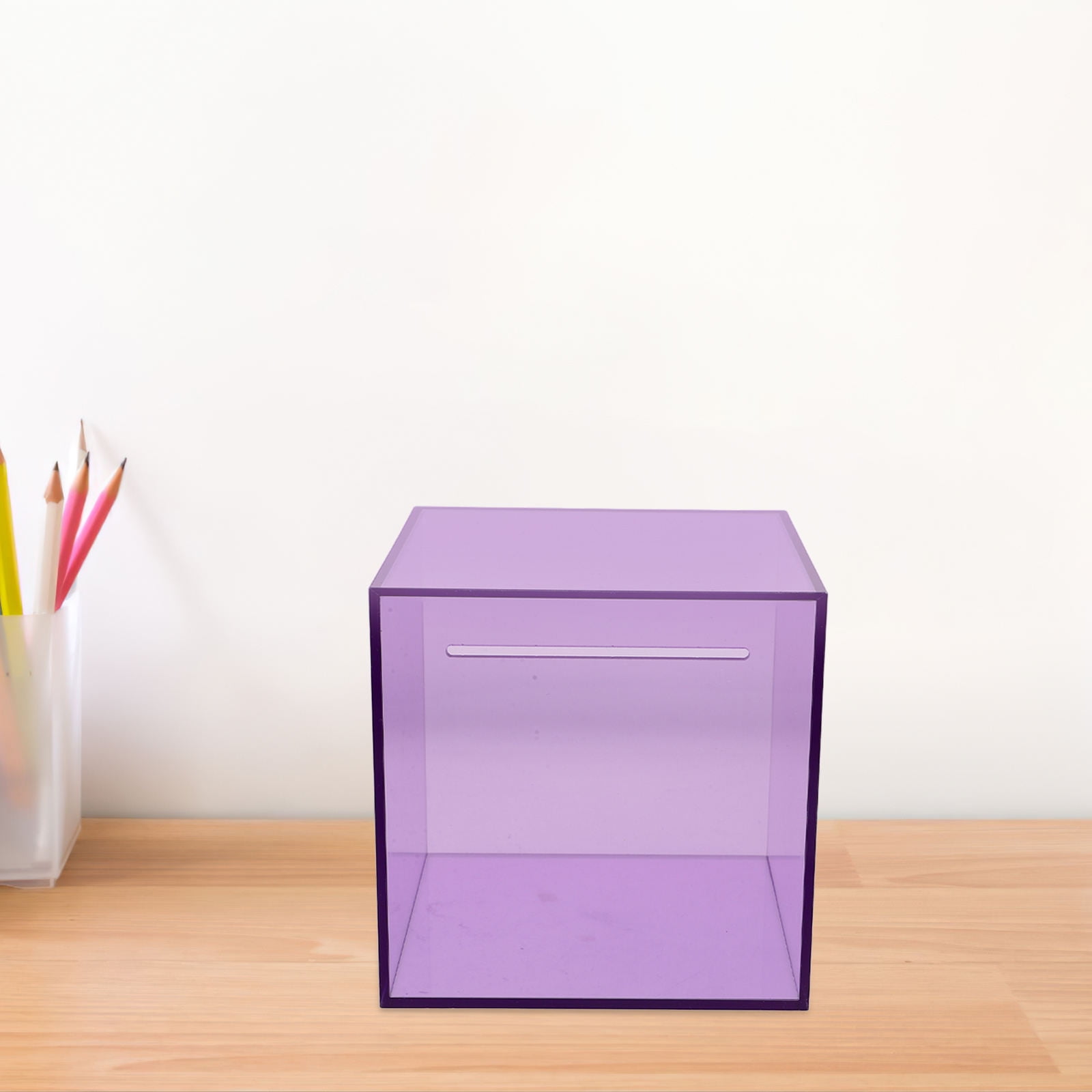 FESTFENDS Acrylic Raffle Ticket Holder 12.00X12.00X12.00in Modern Style ...