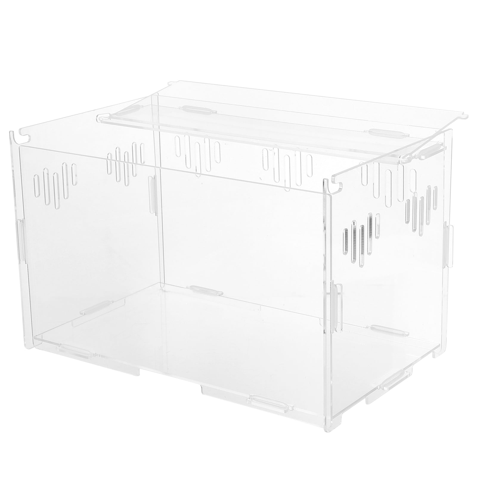 FESTFENDS Acrylic Reptile Breeding Box 1Pack Rectangular for Pet ...