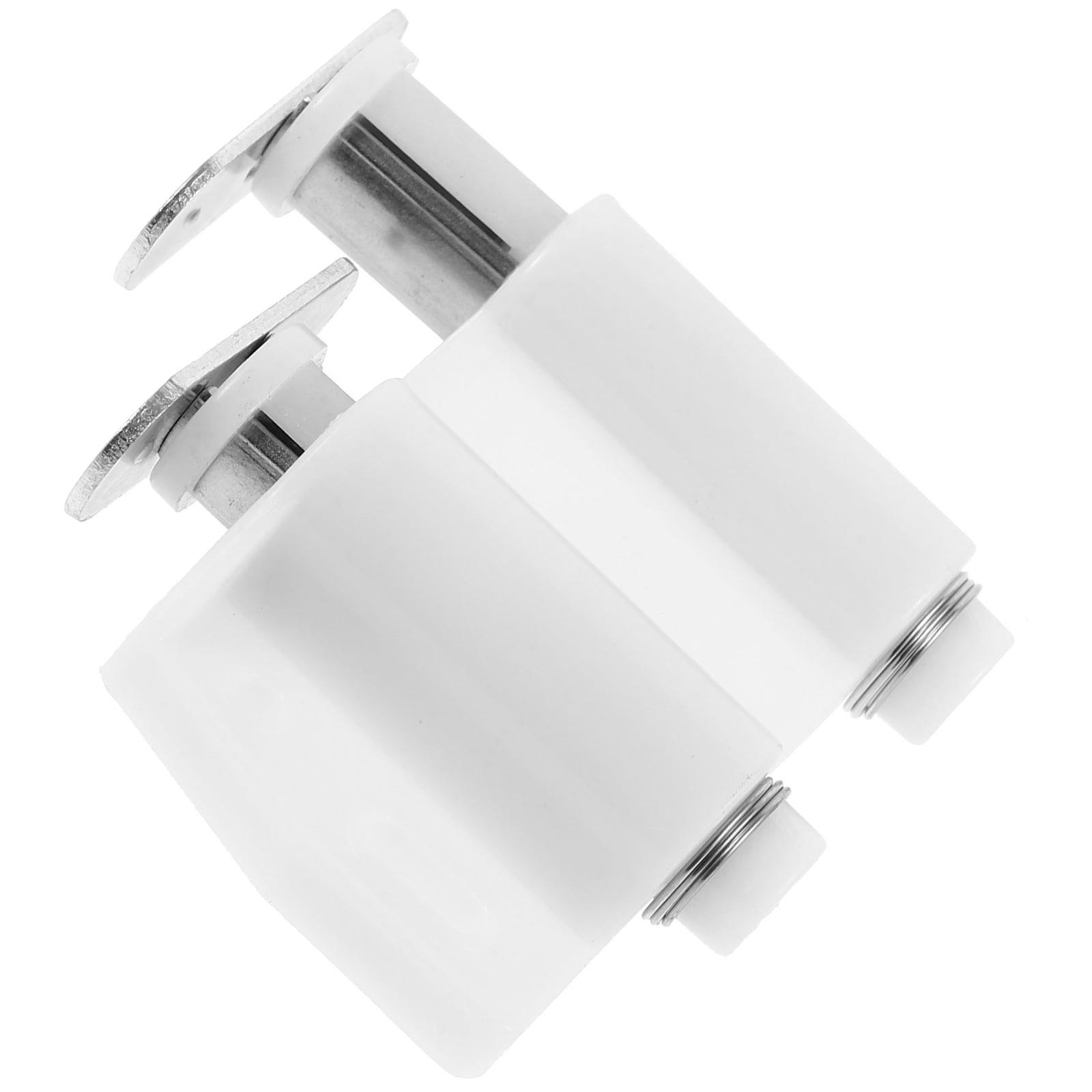 FESTFENDS Cabinet Latches for Doors 1Set White Rectangular Push to Open ...