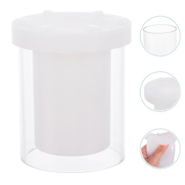 FESTFENDS Candle Handicraft Molds Plastic Cylinder Hollow For Plaster ...