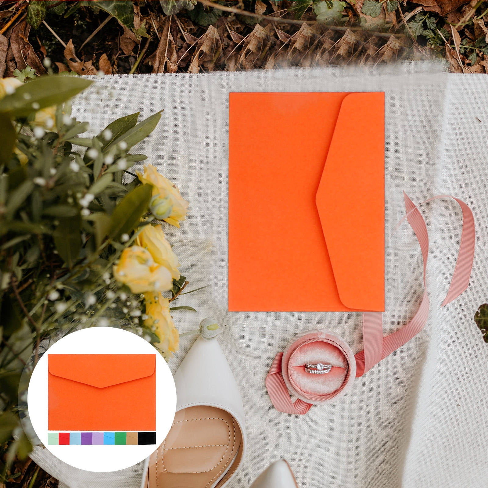 FESTFENDS Coloured Envelopes 60Pcs Assorted Color Rectangular Paper for ...