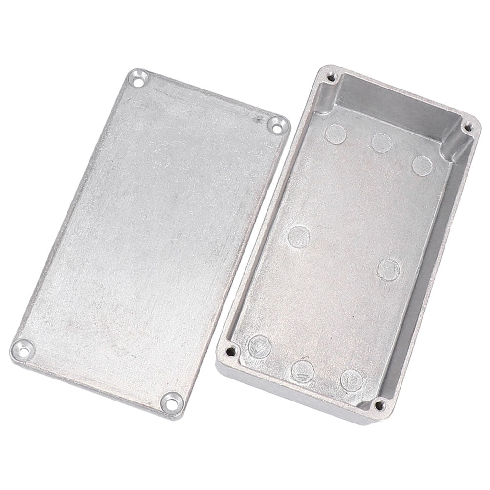 FESTFENDS Guitar Effects Pedal Enclosure Silver Aluminum 1Set - Walmart.com